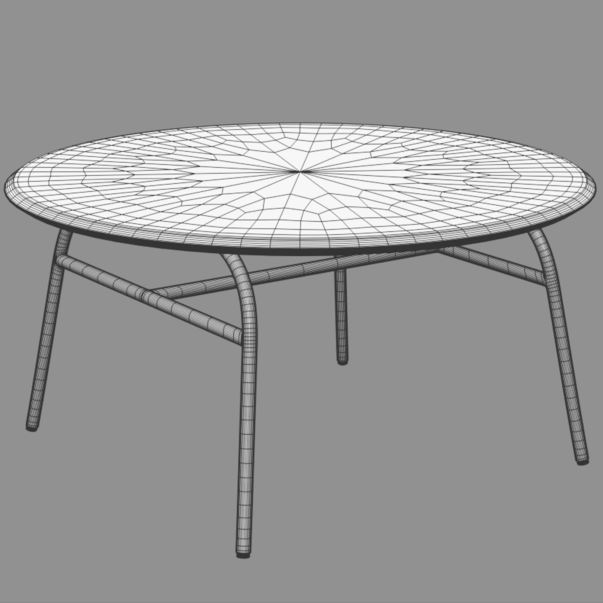 Viccarbe Aleta Low Table 3D Model 3D model | CGTrader