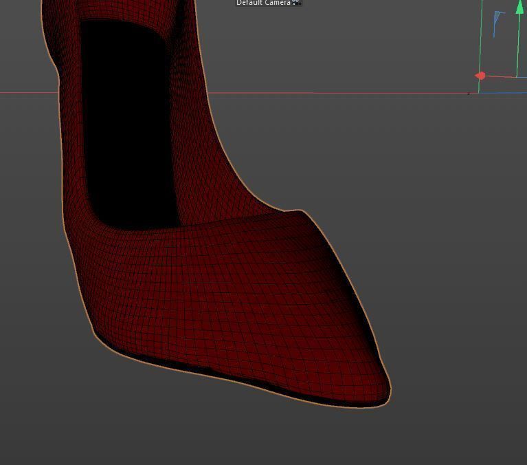 Leather Stiletto high heels 3D model | CGTrader