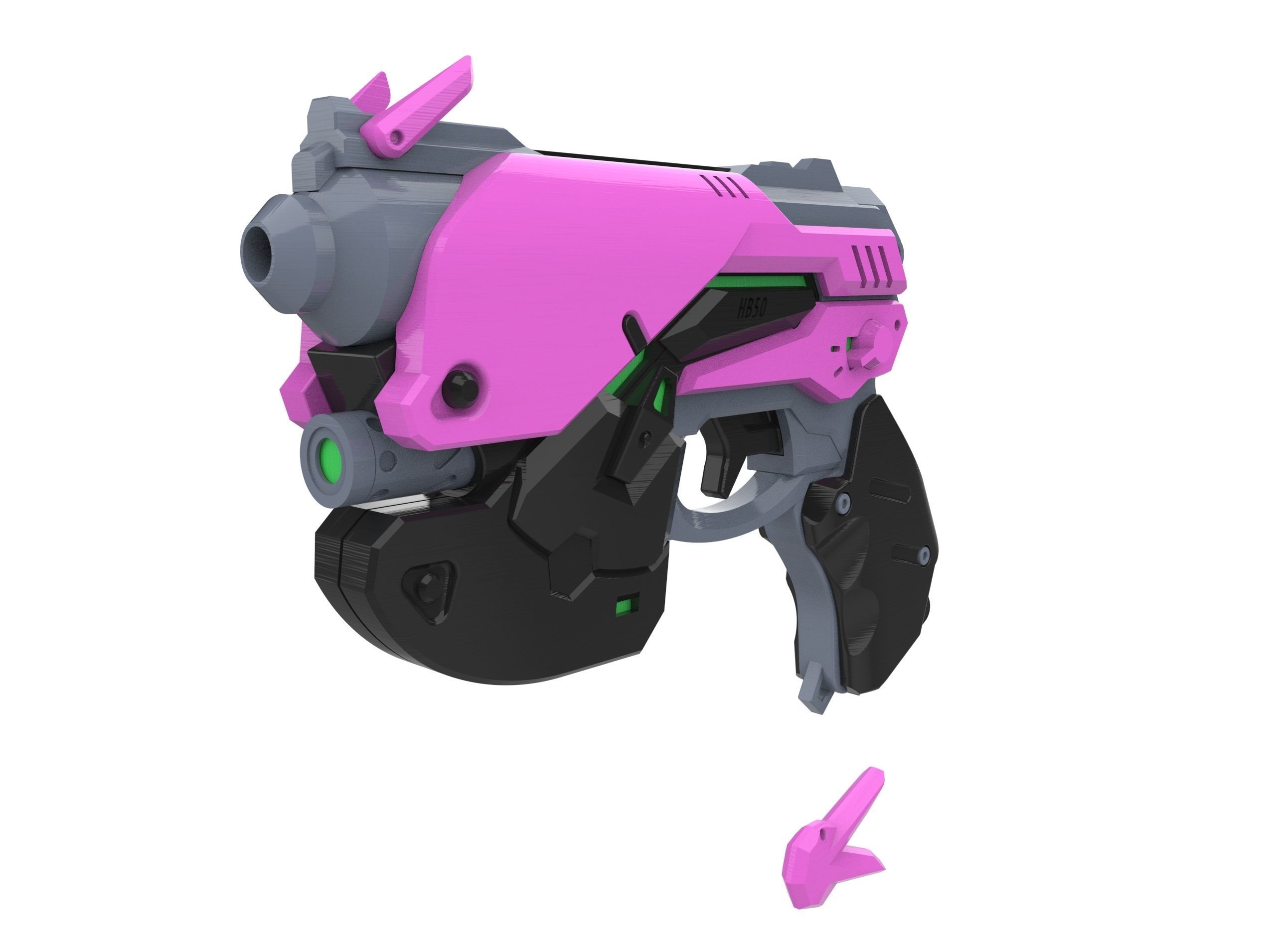 DVa Blaster - Overwatch - Commercial - Printable - STL 3D model 3D ...