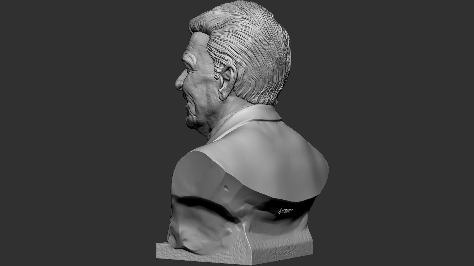 Ronald Reagan 3D model 3D printable | CGTrader