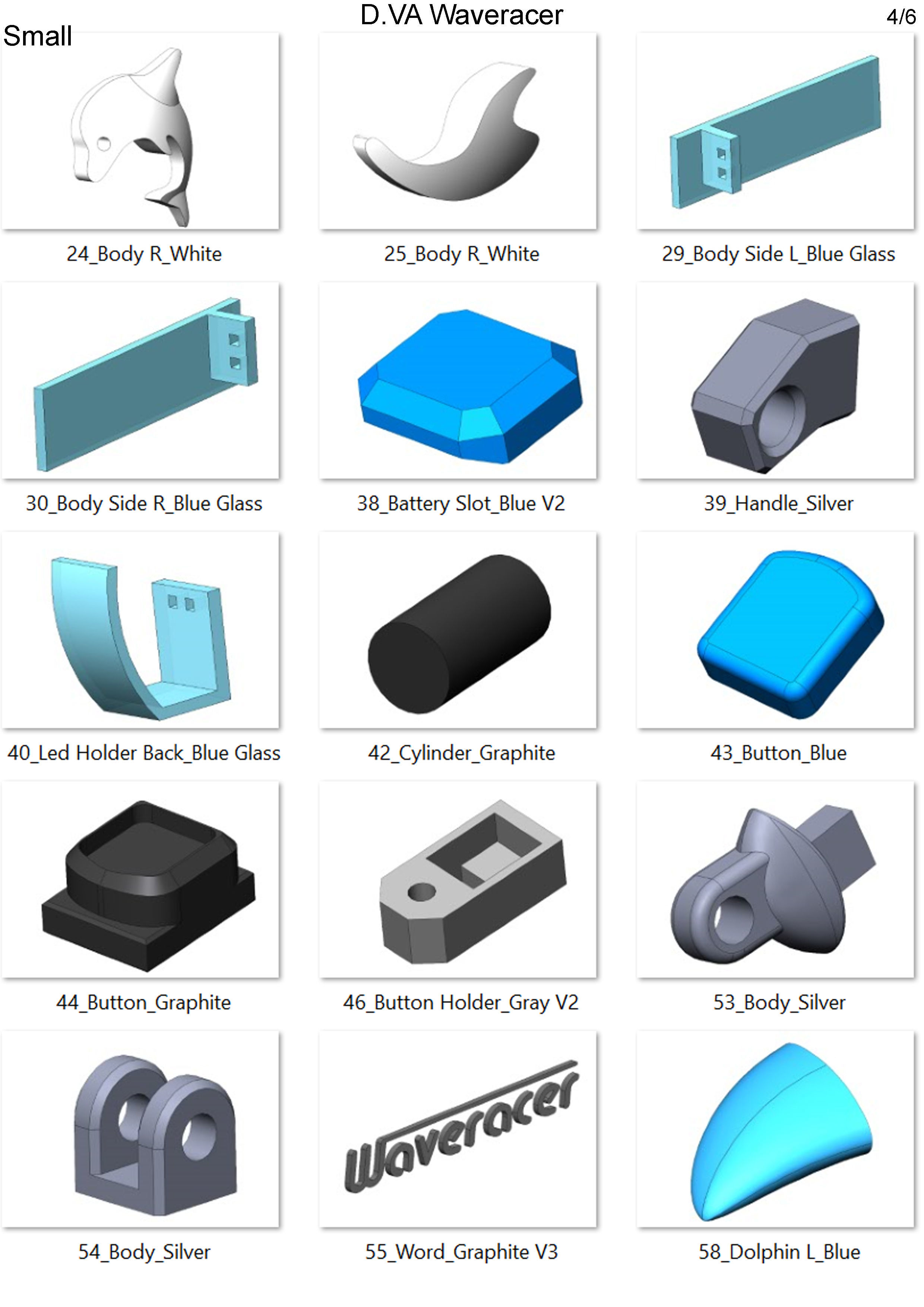 DVa Blaster Waveracer Skin - Overwatch - Commercial - STL 3D model 3D ...