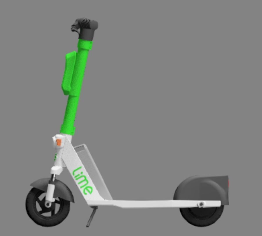 Lime electric scooter ver2 3D model 3D printable | CGTrader