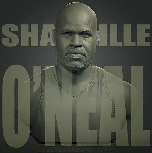 Shaquille ONeal 3D model 3D printable | CGTrader