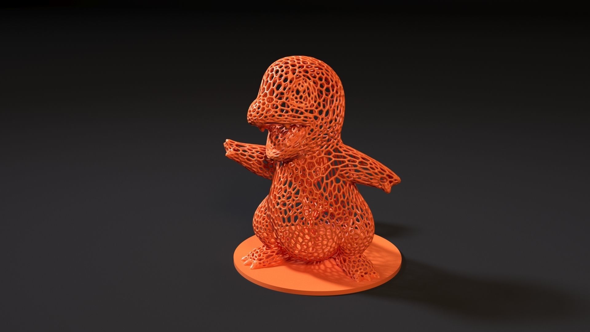 Charmander Pokemon 3D model 3D printable | CGTrader