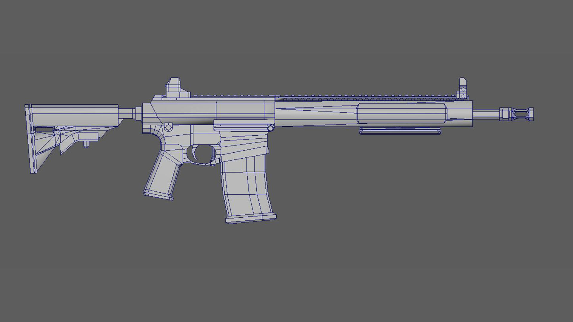 3D model Troy Par Rifle Gun VR / AR / low-poly | CGTrader