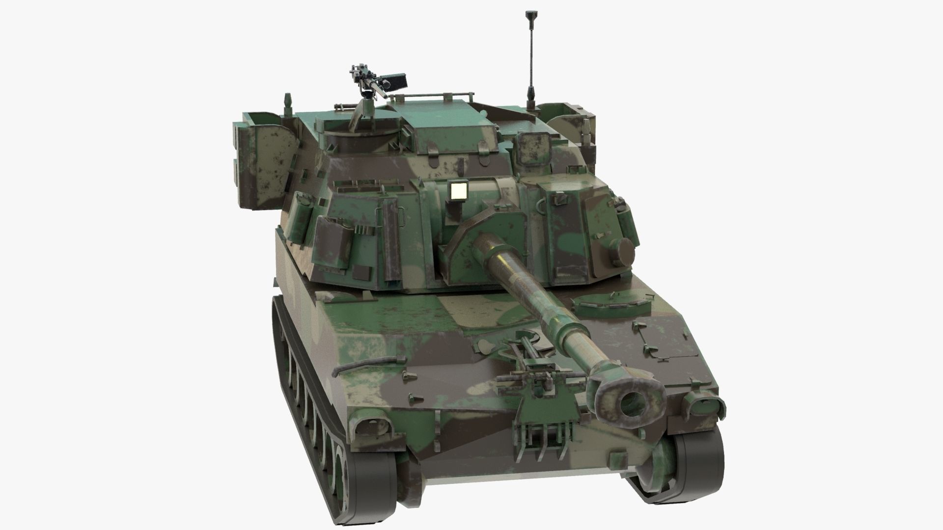 3D model m109 Paladin Tank with 4k textures VR / AR / low-poly | CGTrader