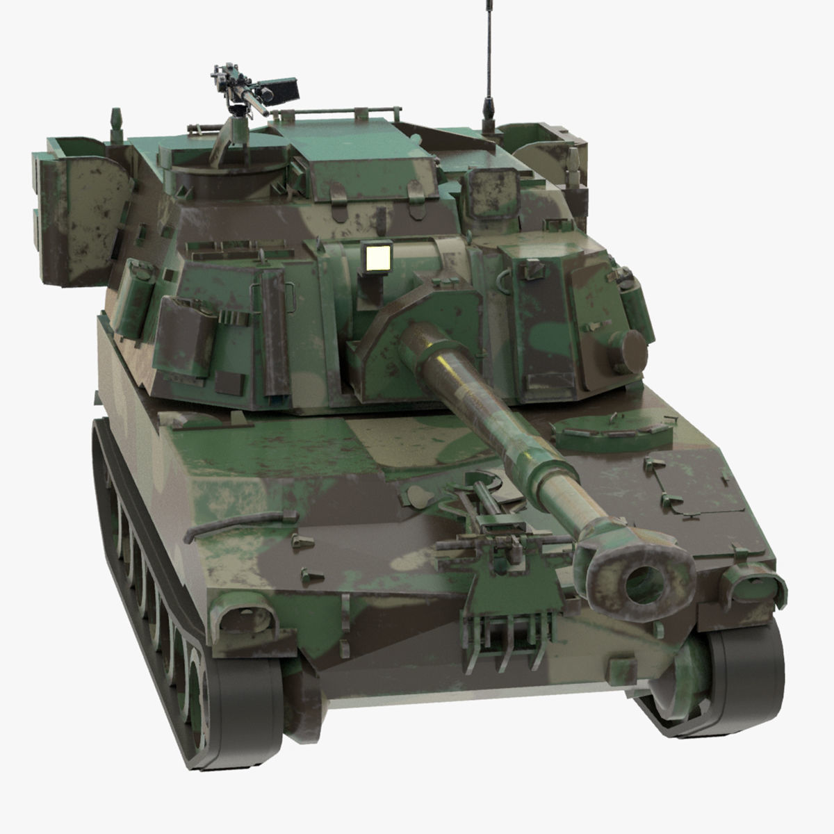 3D model m109 Paladin Tank with 4k textures Low VR / AR / low-poly | CGTrader