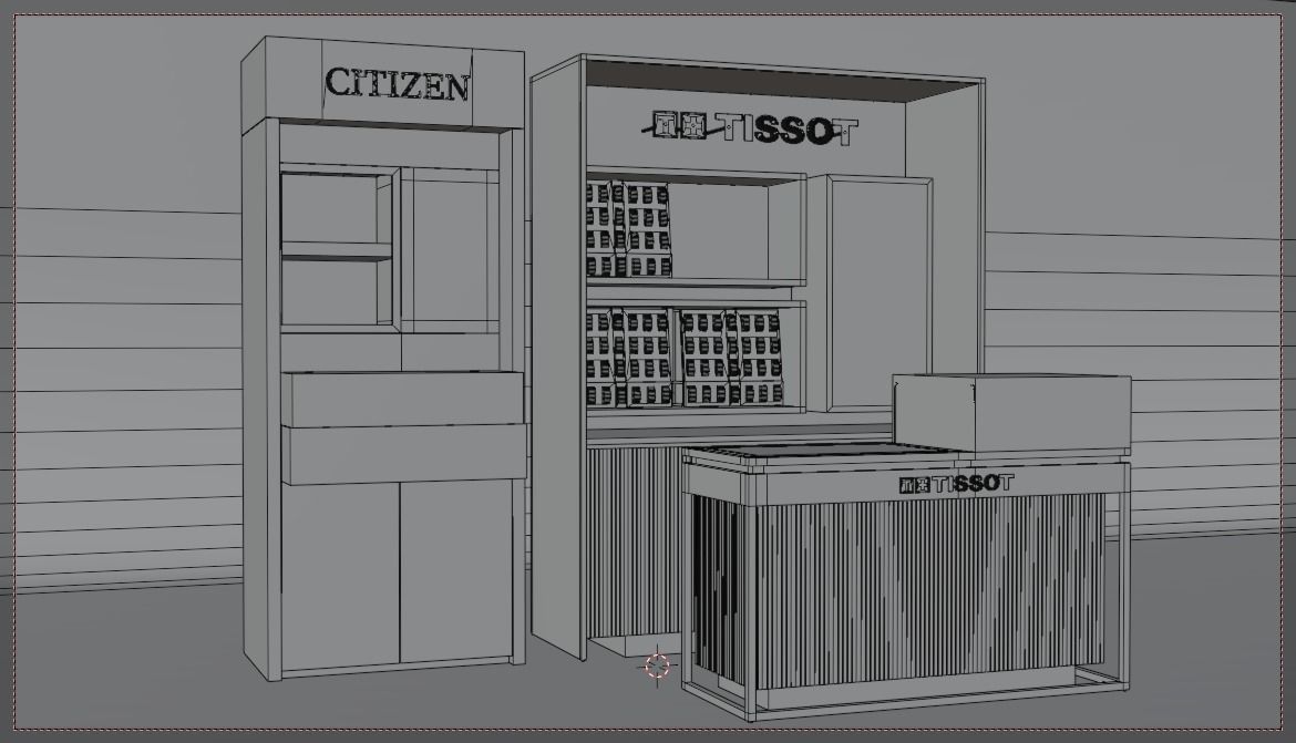 Citizen and Tissot Watches 3D model | CGTrader