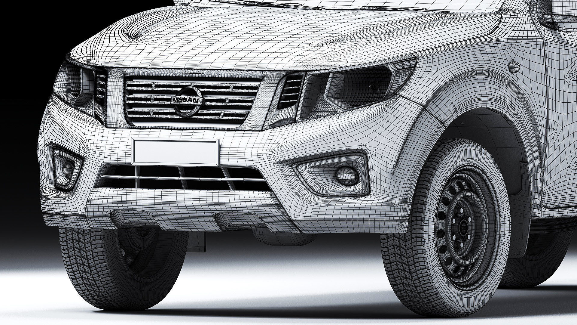 Nissan navara np300 2015 full interior 3D model | CGTrader