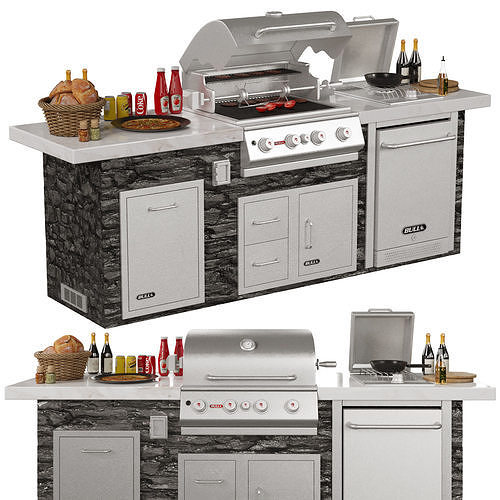 BULL BBQ 3D model | CGTrader