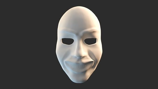 The Purge Mask Female Face - Purge Night Cosplay Mask 3D model 3D ...