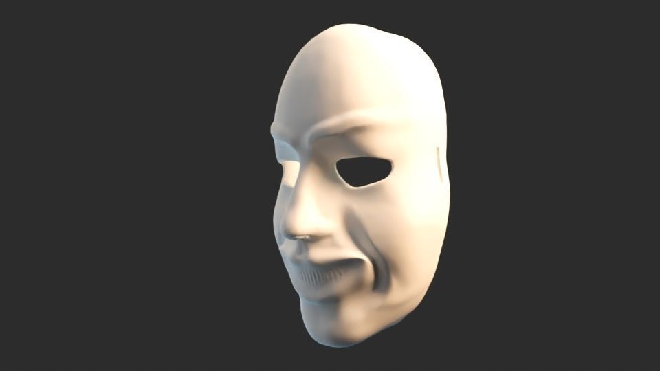 The Purge Mask Female Face - Purge Night Cosplay Mask 3D model 3D ...