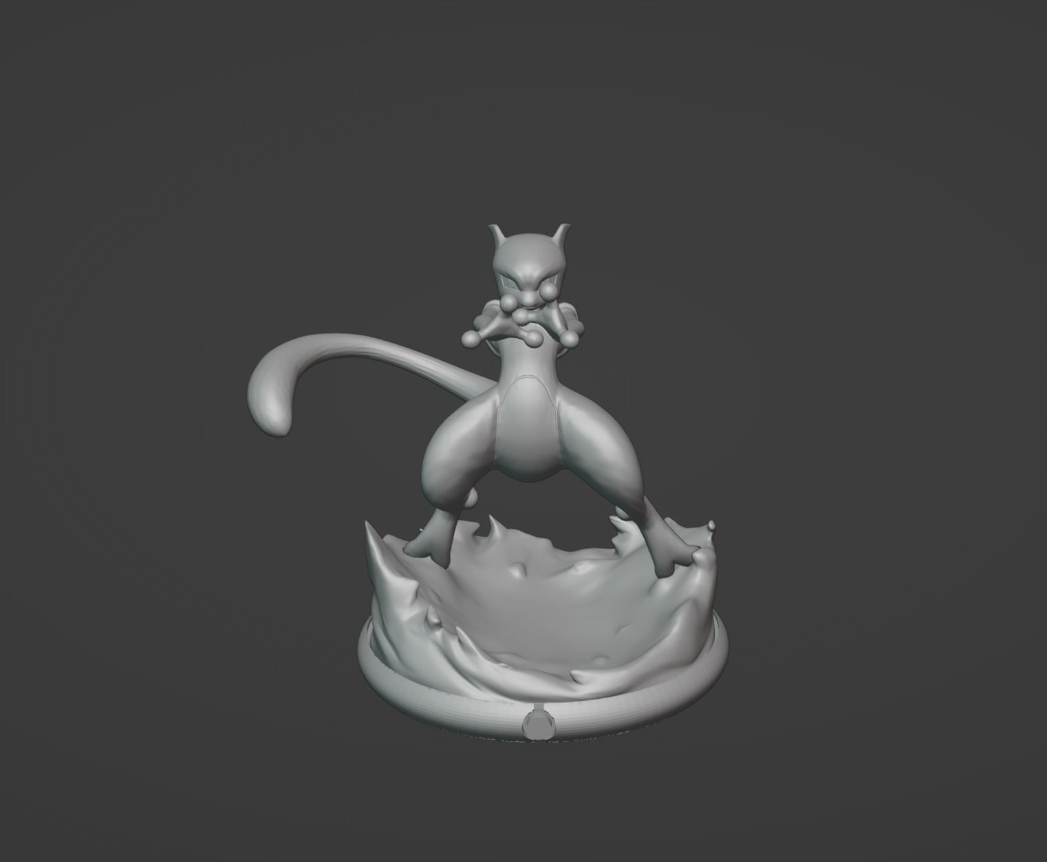 Mewtwo pokemon 3D print model 3D model 3D printable | CGTrader
