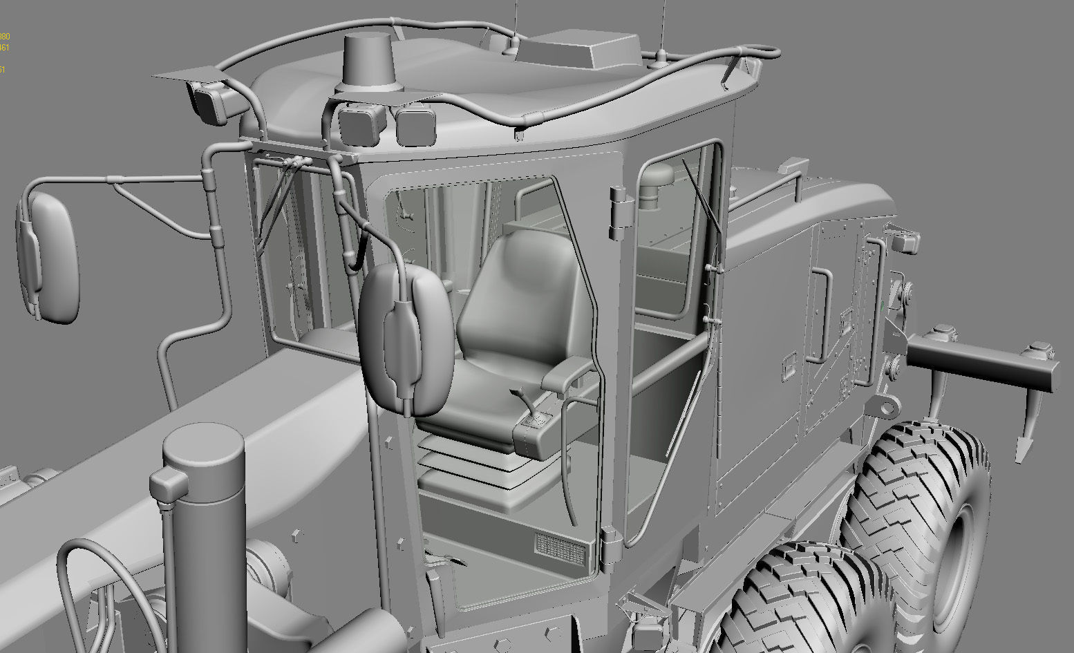 Motor Grader 3D model | CGTrader