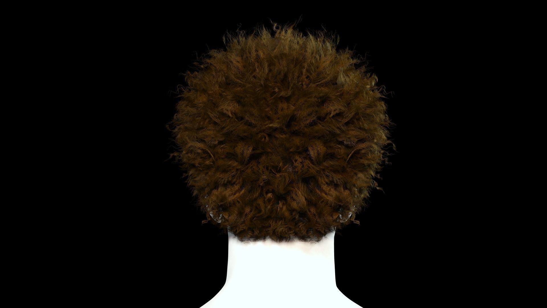 3D model Realistic Hair afro VR / AR / low-poly | CGTrader