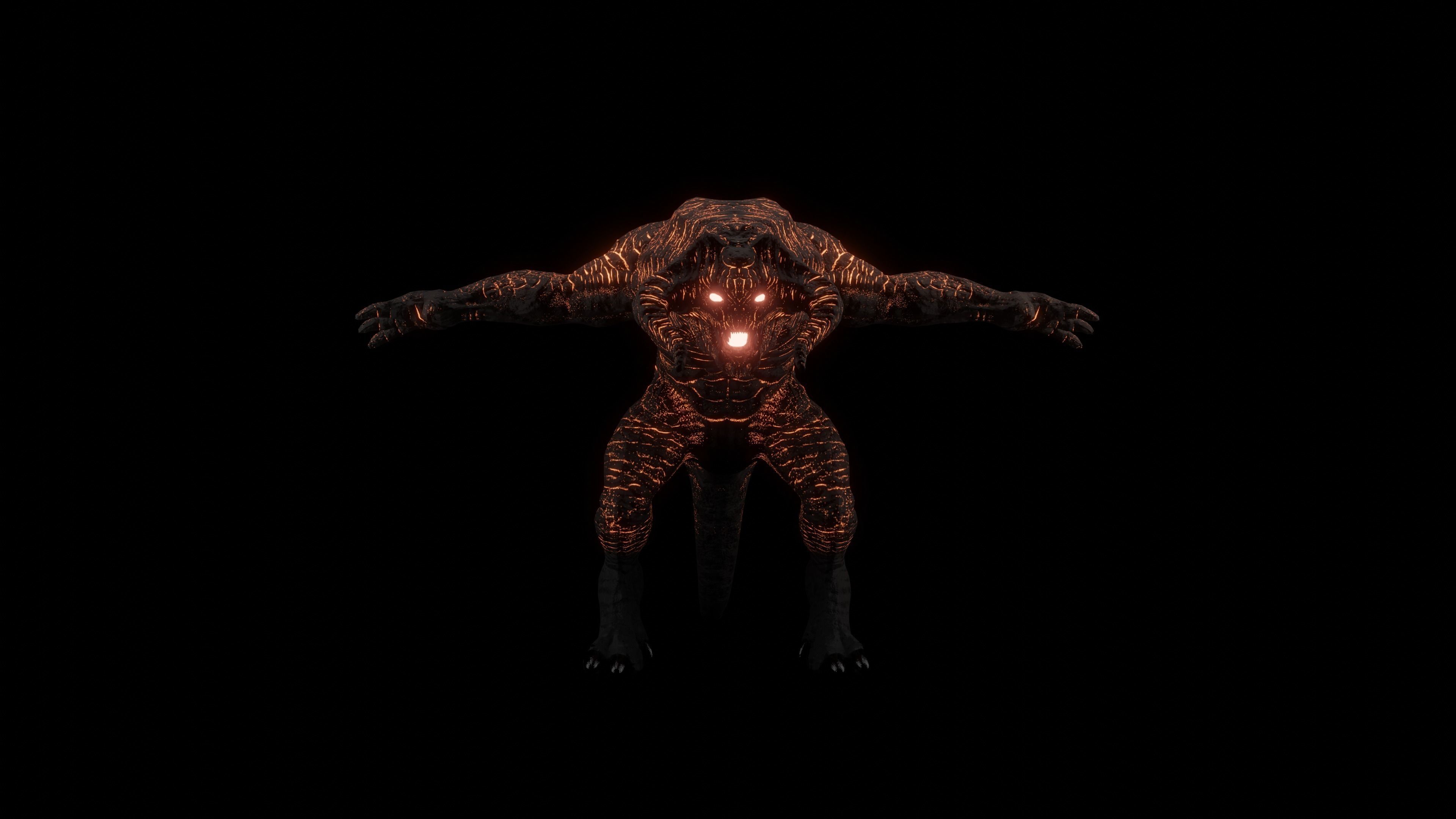 3D model Balrog - no wings VR / AR / low-poly | CGTrader