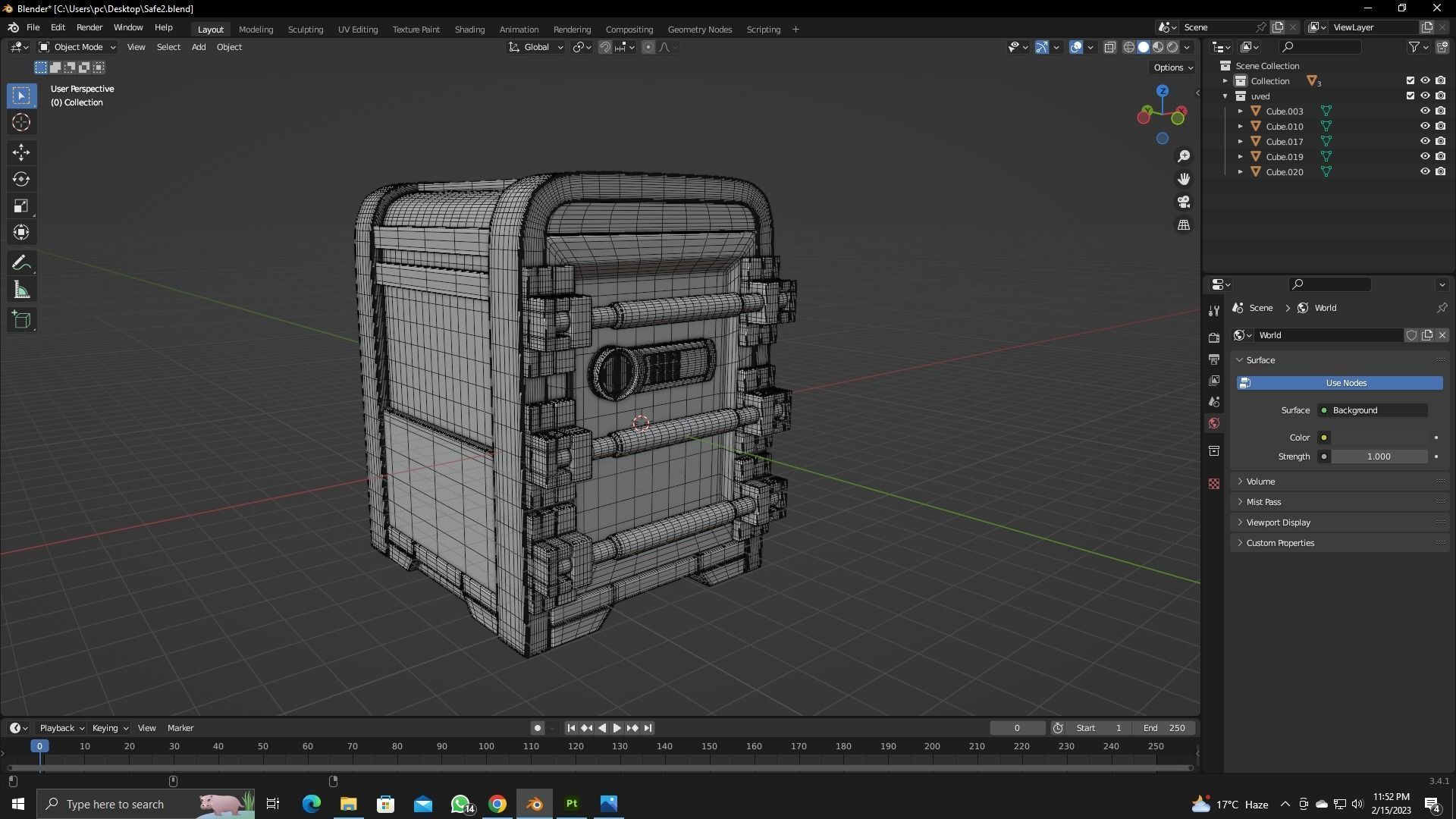 Scifi Safe 3D model | CGTrader