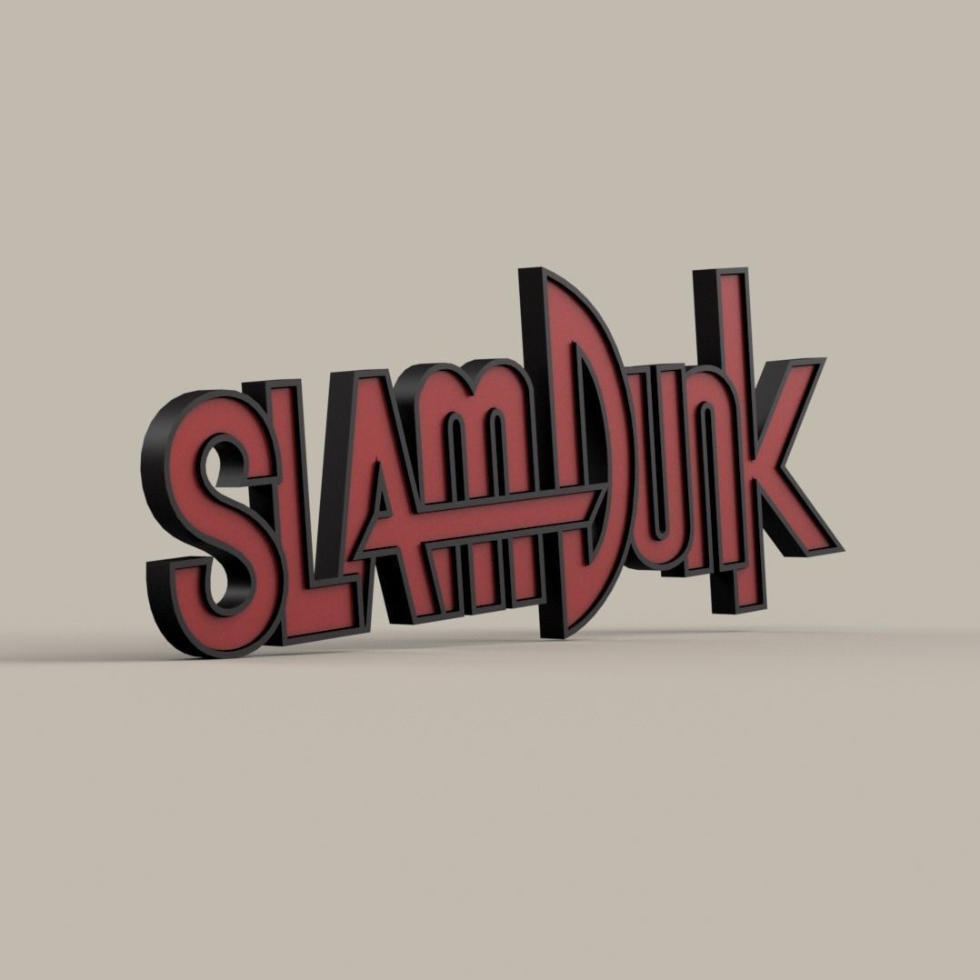 Slam Dunk - Logo 3D model 3D printable | CGTrader
