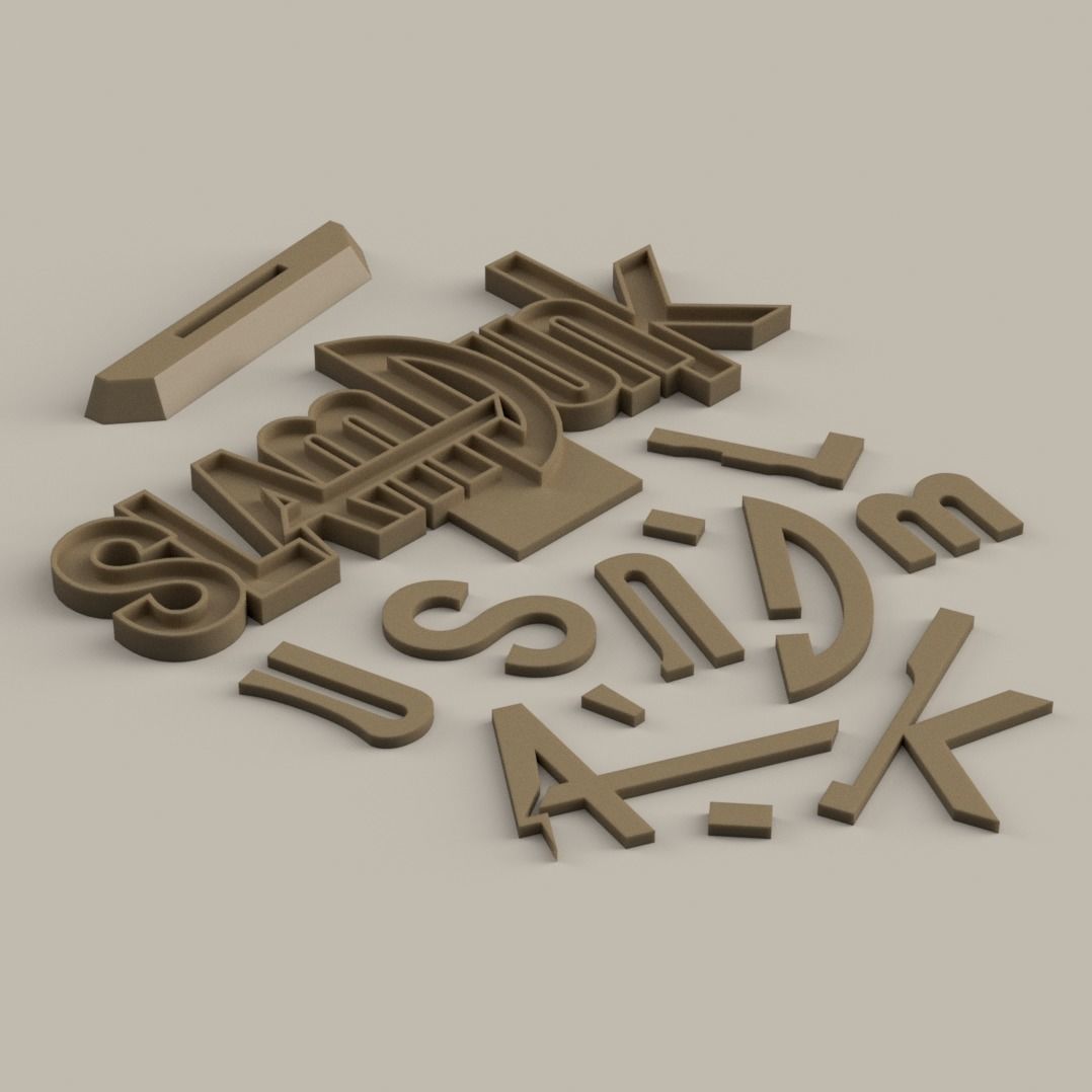 Slam Dunk - Logo 3D model 3D printable | CGTrader