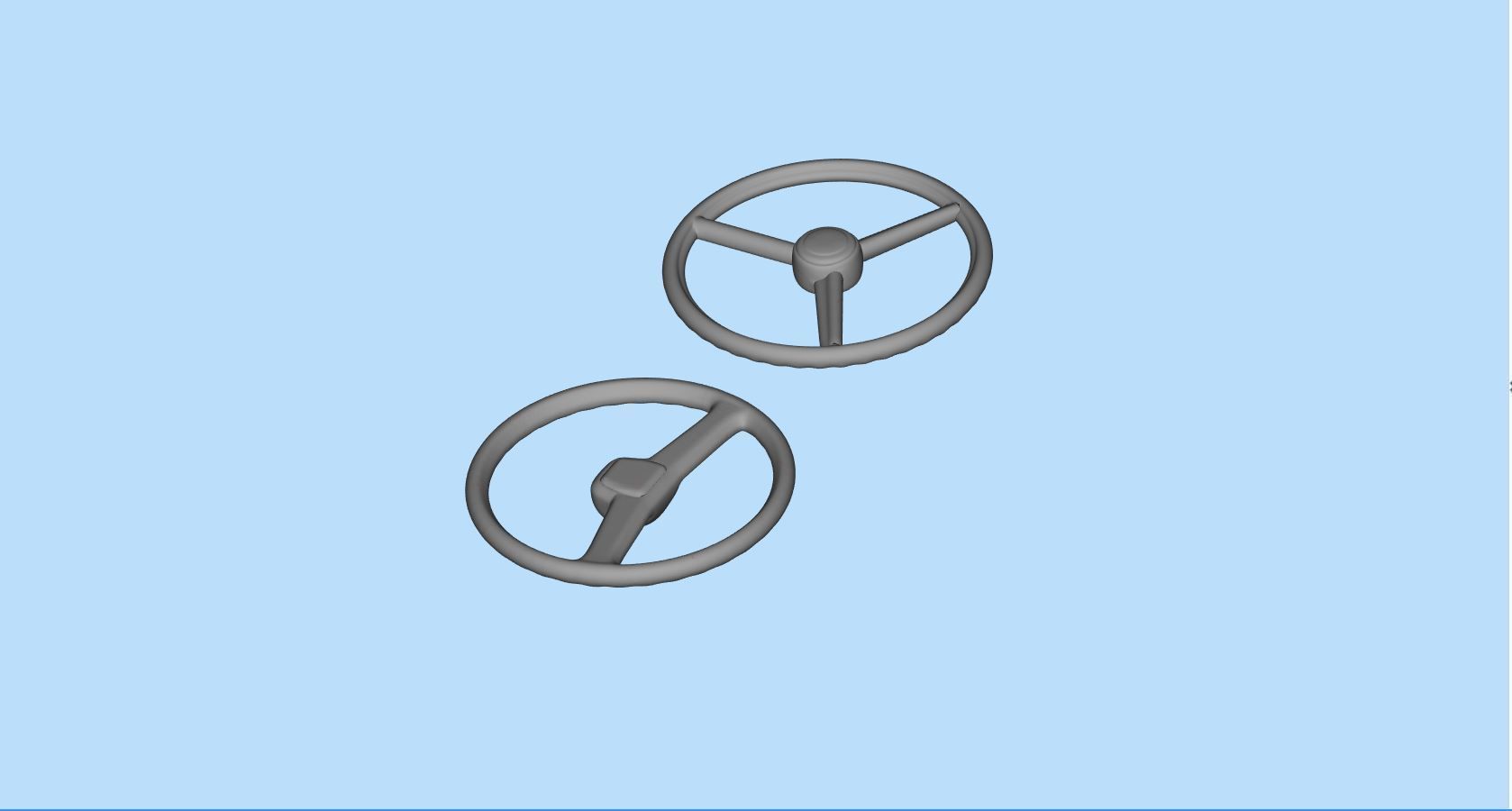 STL printable steering wheel for semi truck model kits free 3D model 3D ...