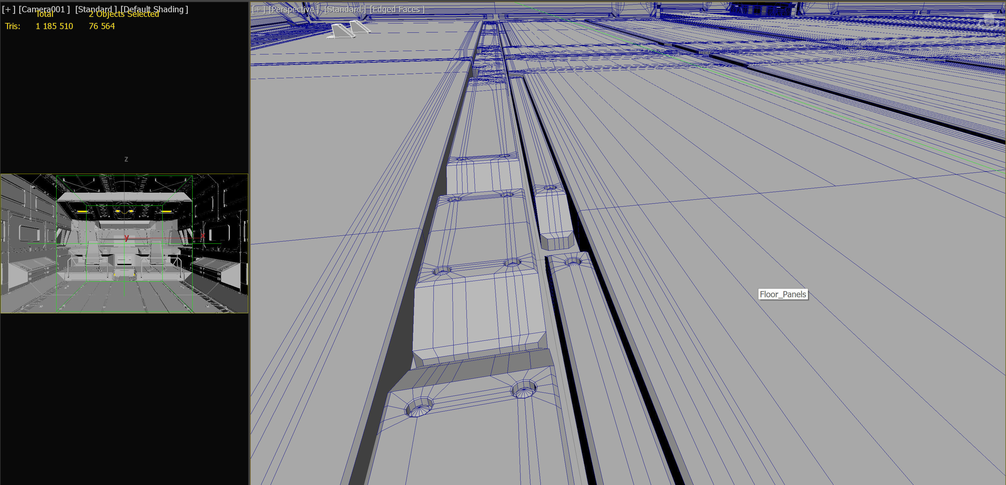 Spaceship Interior 03 Pilot Cockpit PBR 3D model | CGTrader