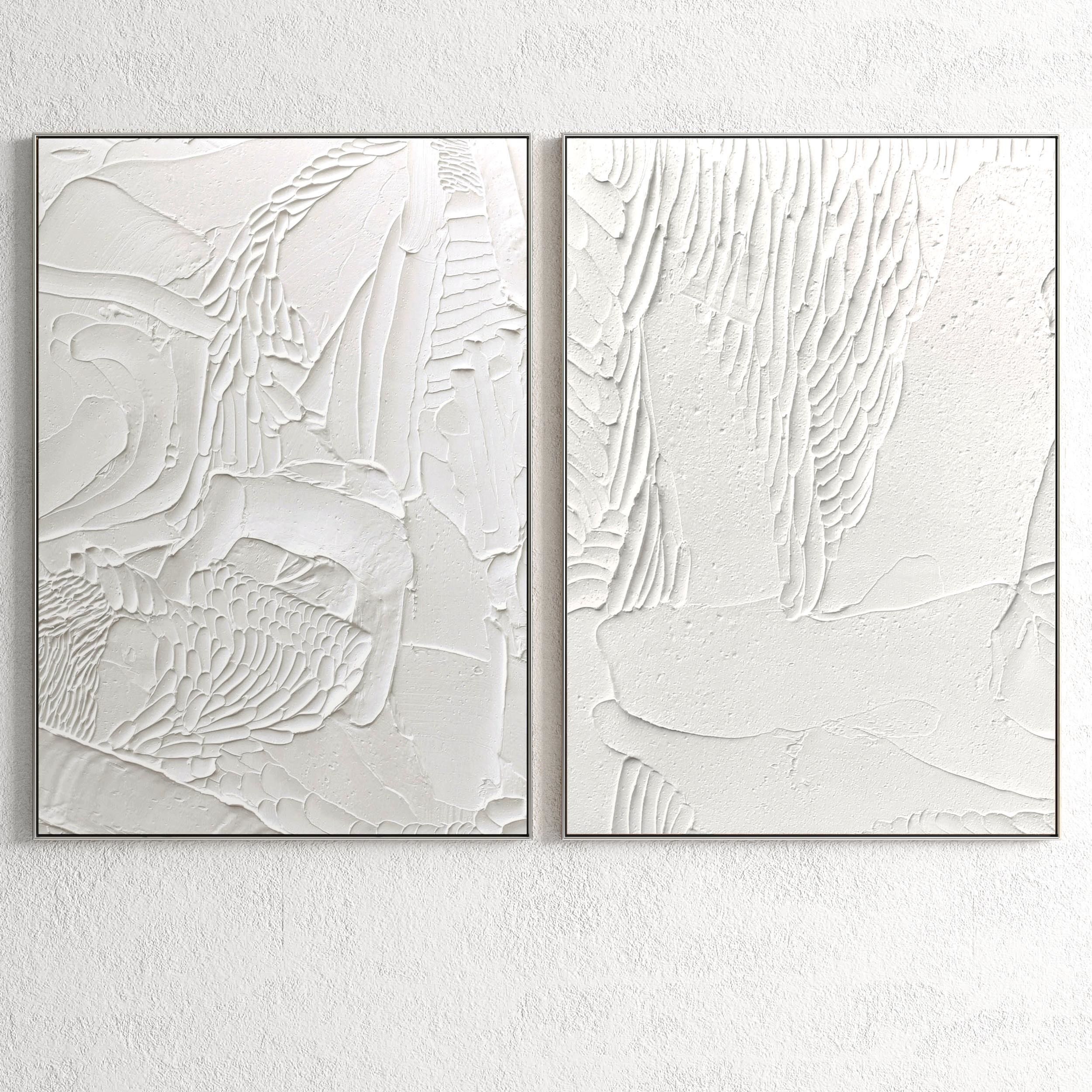 3D model Plaster Two Photo Frame 80 VR / AR / low-poly | CGTrader