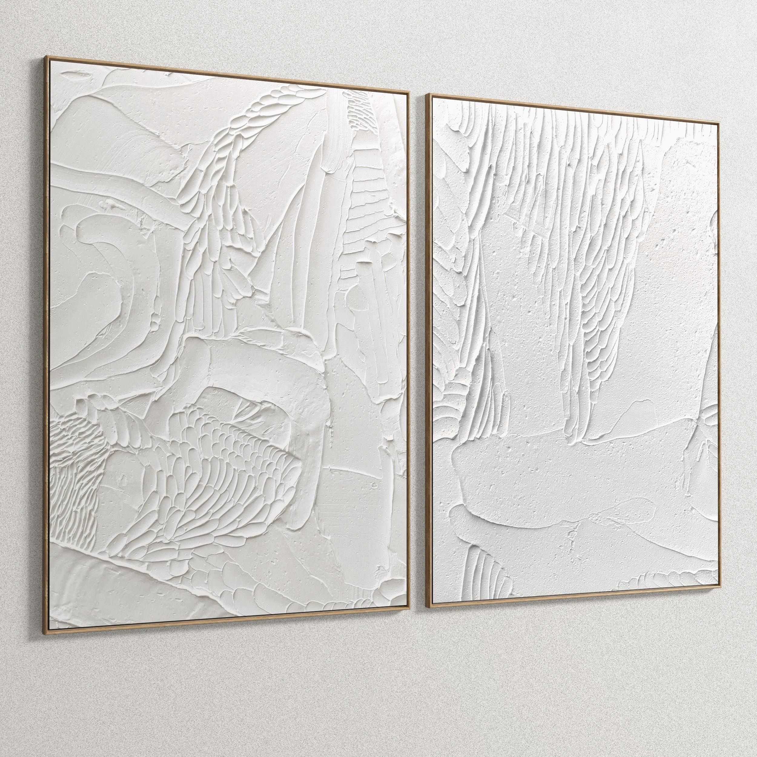 3D model Plaster Two Photo Frame 80 VR / AR / low-poly | CGTrader