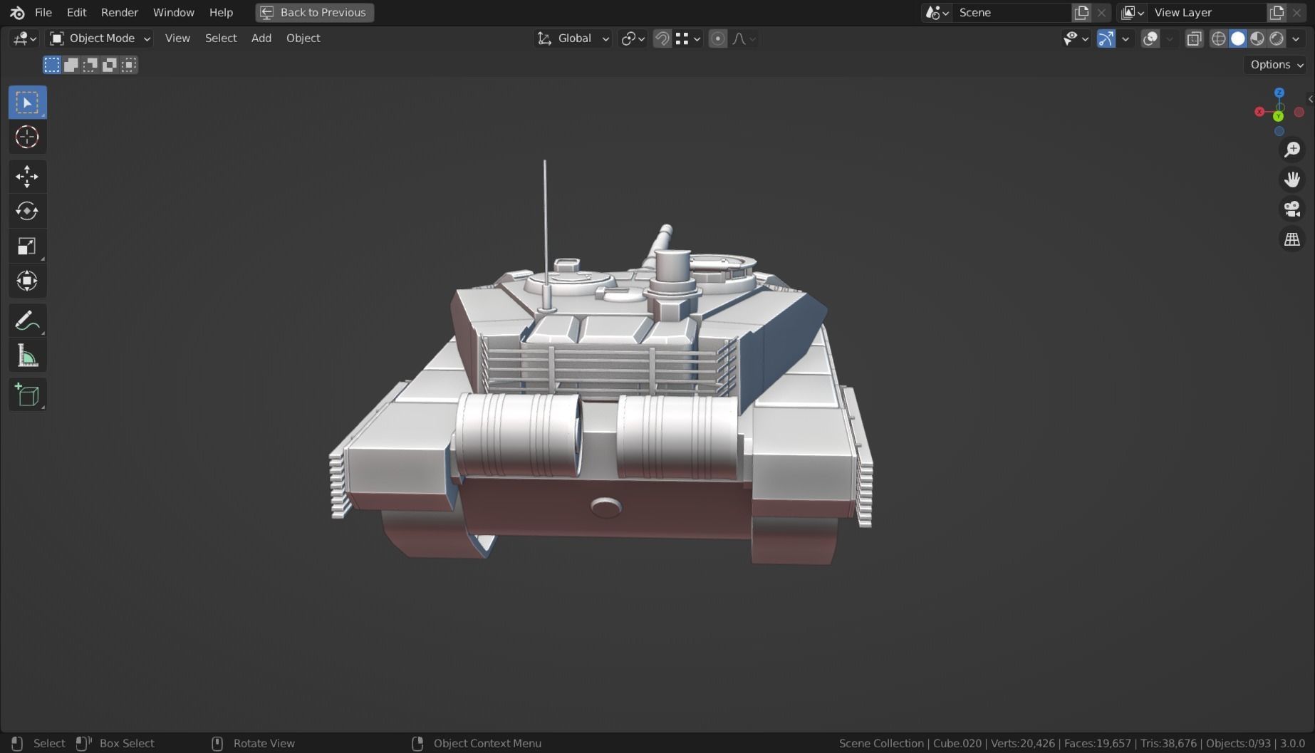 3D model T90 TANK BASE MESH VR / AR / low-poly | CGTrader