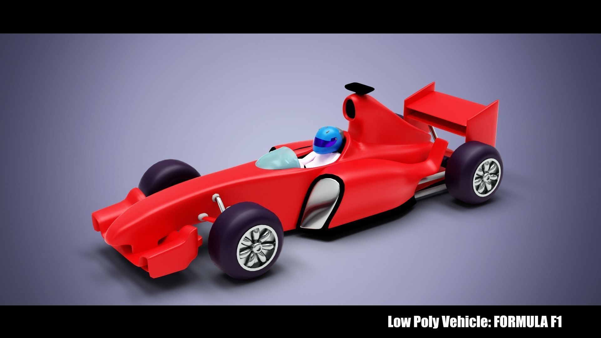 3D model Low Poly Vehicle - Formula F1 VR / AR / low-poly | CGTrader