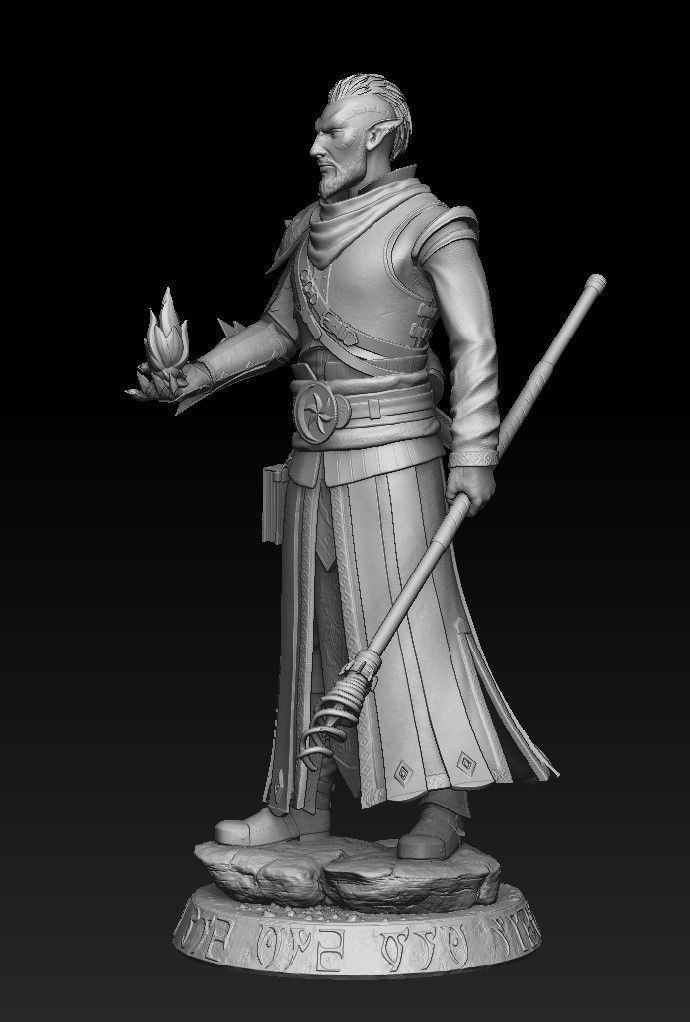 Dark Elf 3D model 3D printable | CGTrader