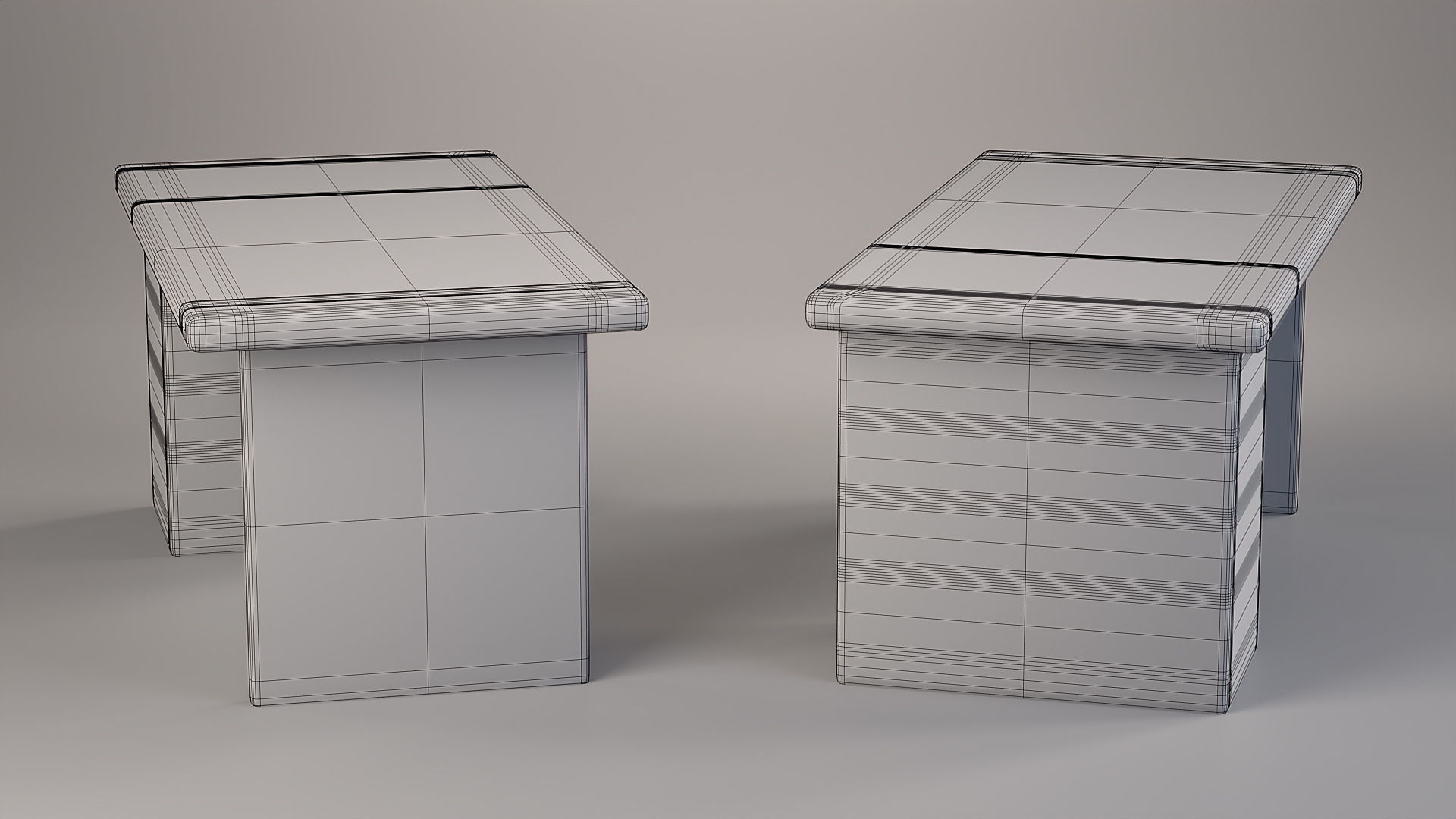 Stylized Office Desk free 3D model | CGTrader