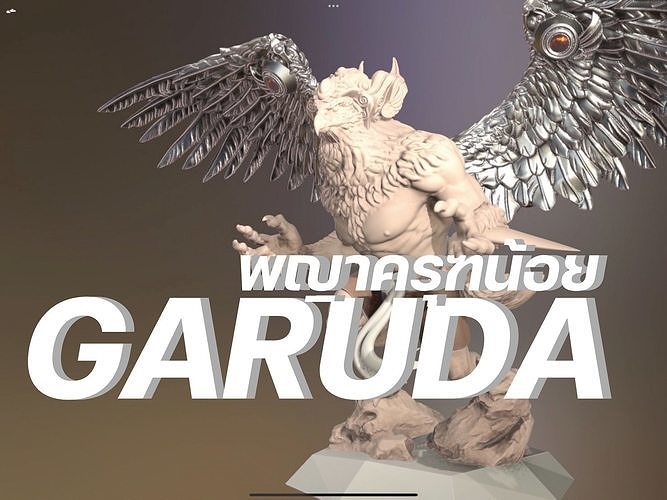 Garuda Thai 3D model 3D printable | CGTrader