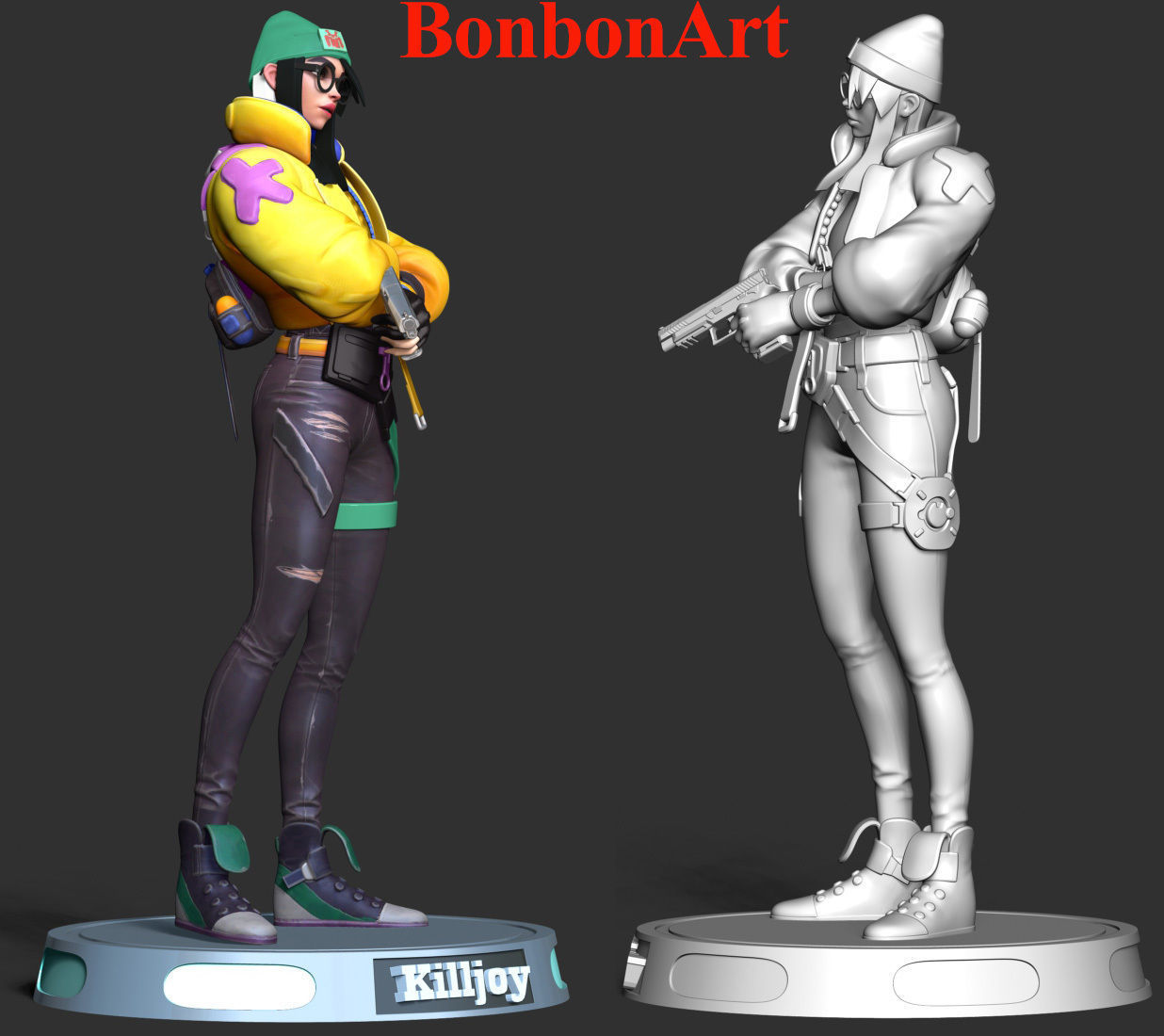 Killjoy - Valorant 3D model 3D printable | CGTrader