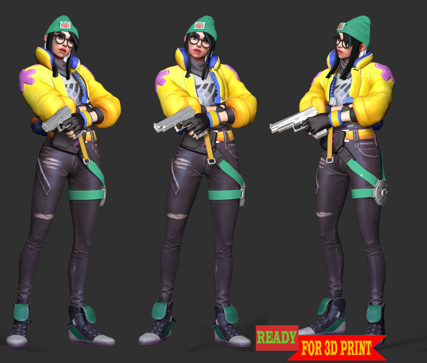 Killjoy - Valorant 3D model 3D printable | CGTrader