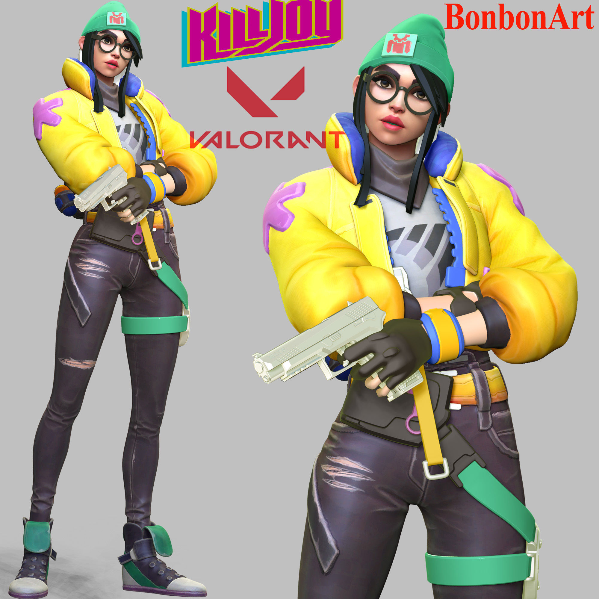 Killjoy - Valorant 3D model 3D printable | CGTrader