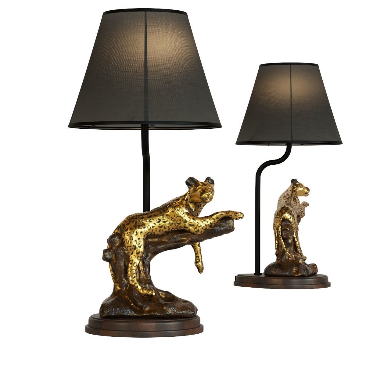 Table Lamp Relax Leopard 3D model | CGTrader