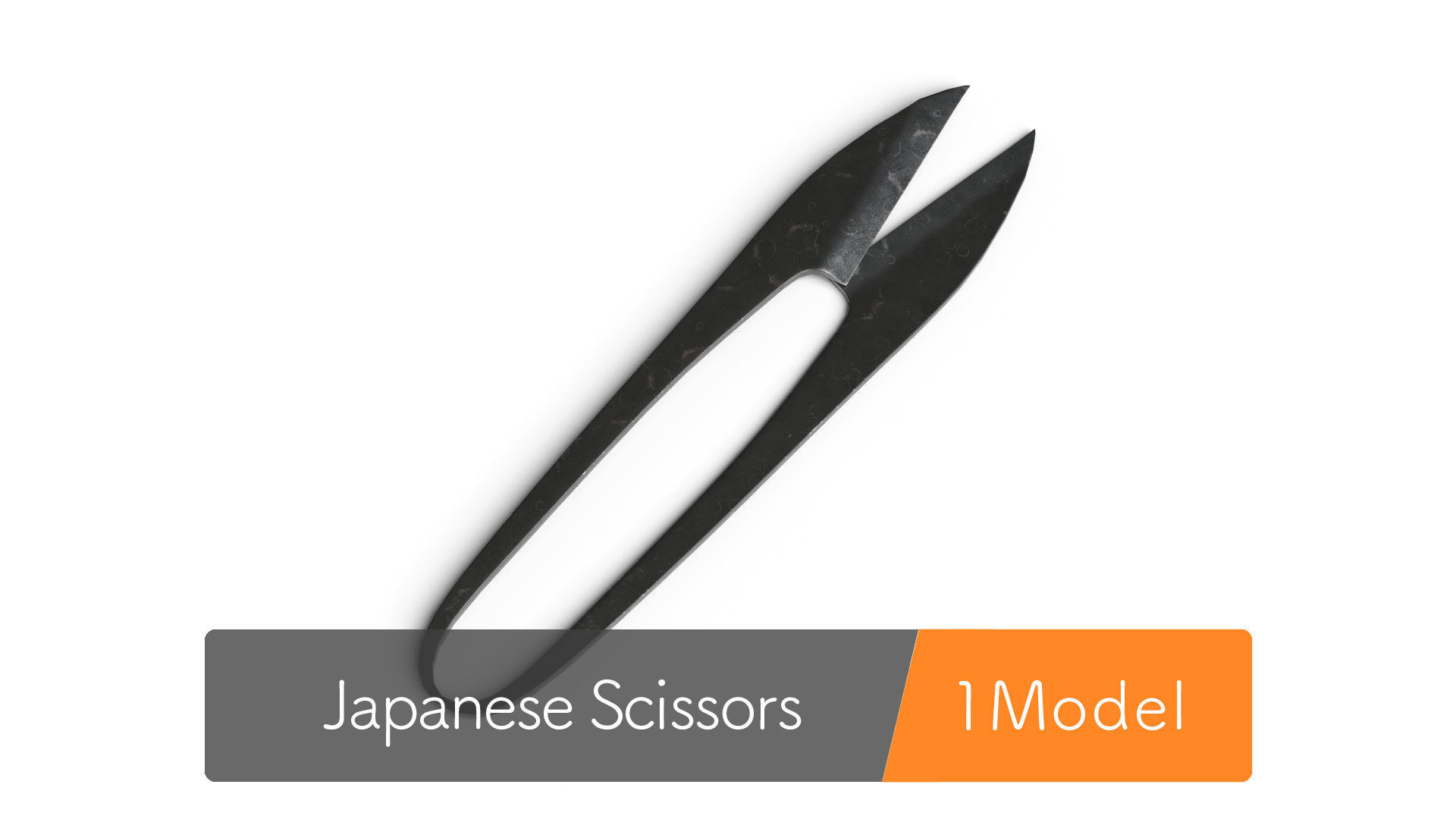 Traditional Japanese Scissors 3D model | CGTrader