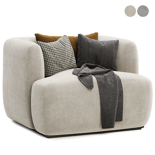 Estival armchair by Parla design 3D model | CGTrader