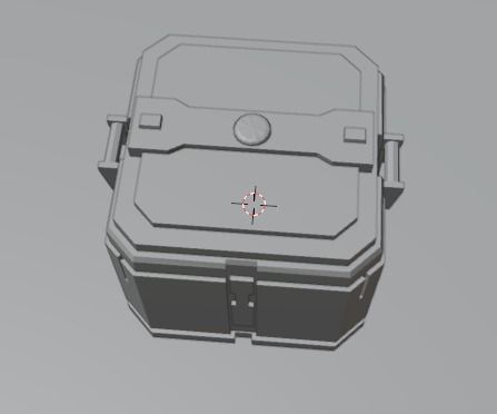 3D model Sci Fi Stylized Spaceship Box VR / AR / low-poly | CGTrader