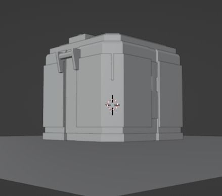 3D model Sci Fi Stylized Spaceship Box VR / AR / low-poly | CGTrader