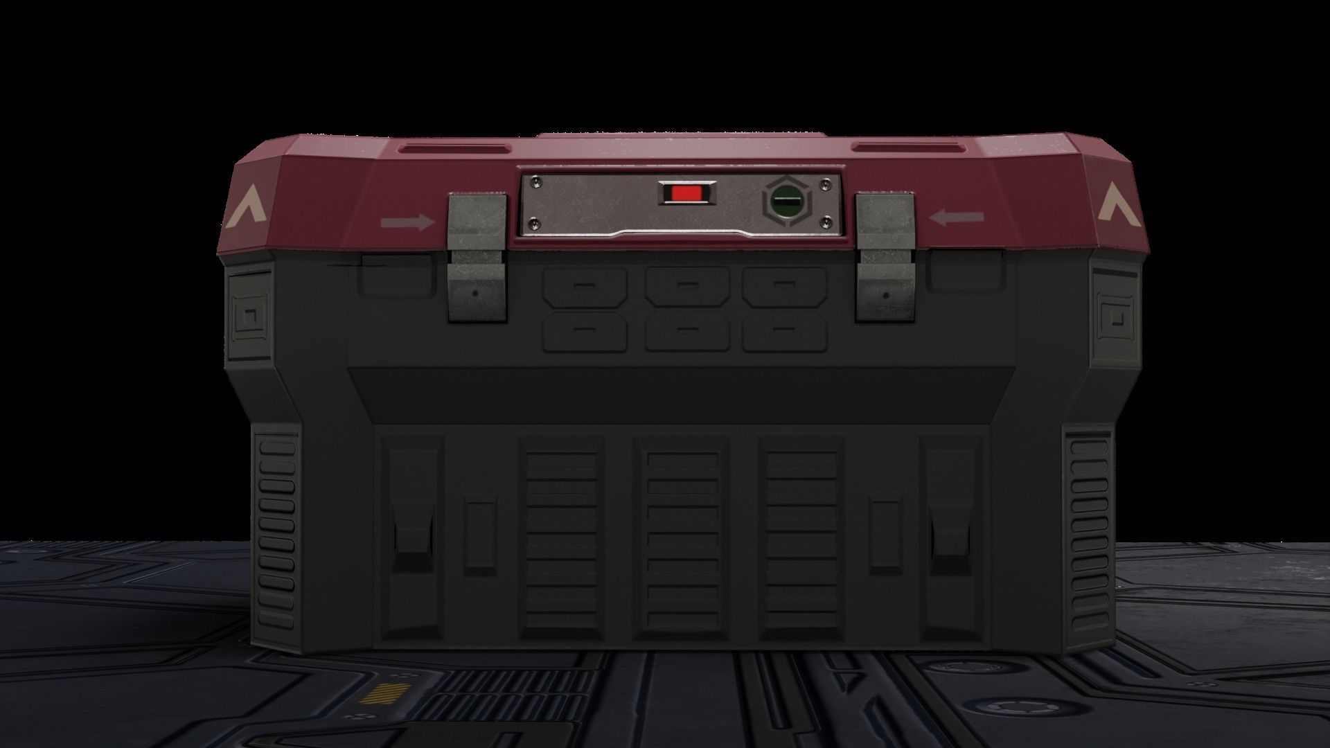 3D model Sci Fi Box VR / AR / low-poly | CGTrader