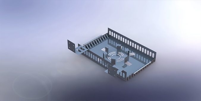 Panel back cover 3D model | CGTrader