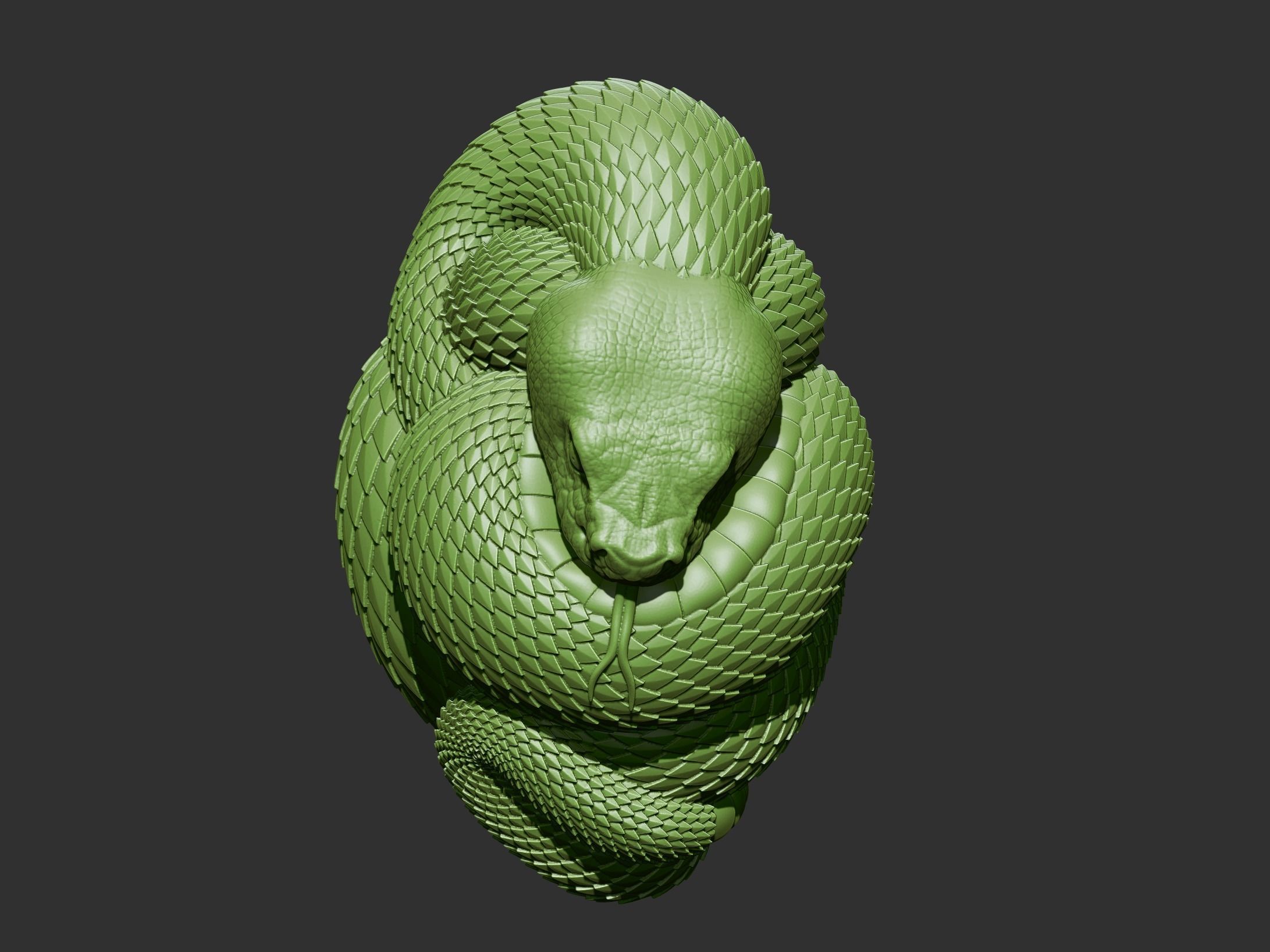 snake head 3D model 3D printable | CGTrader