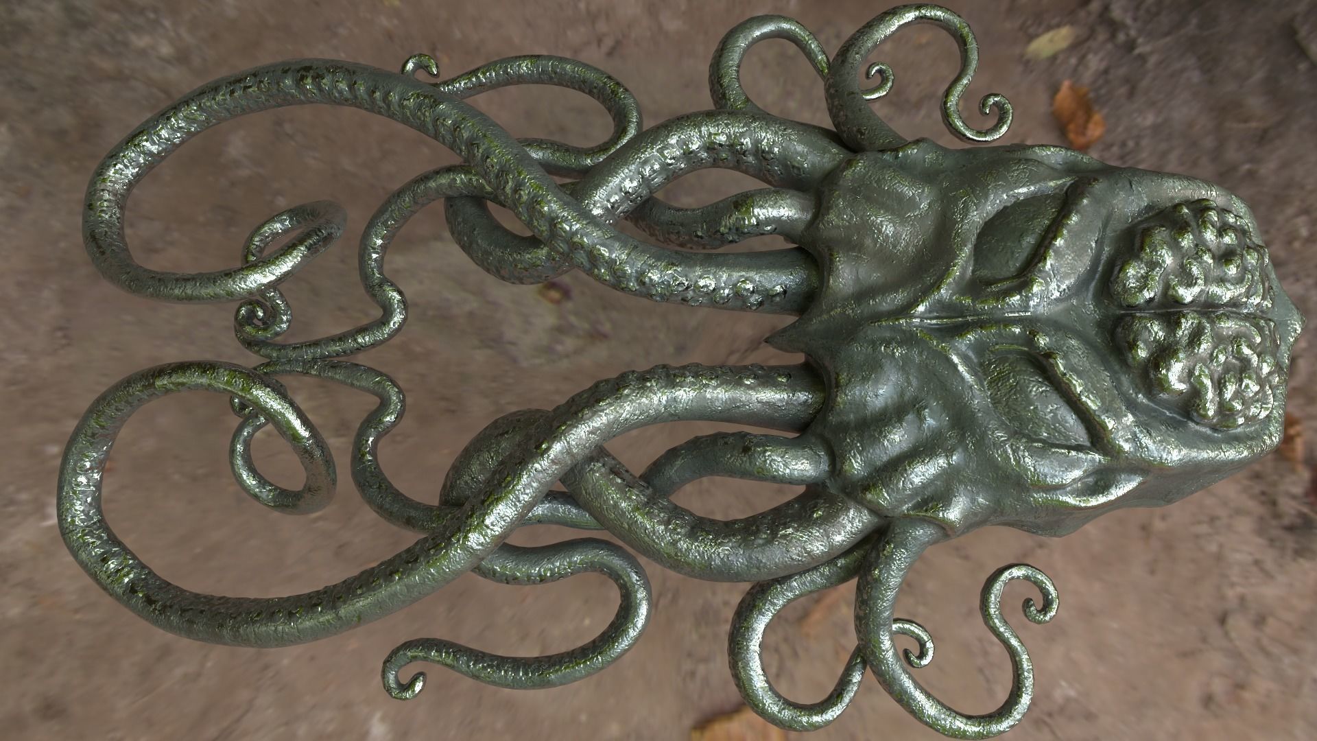 Cthulhu door knocker 3D model | CGTrader