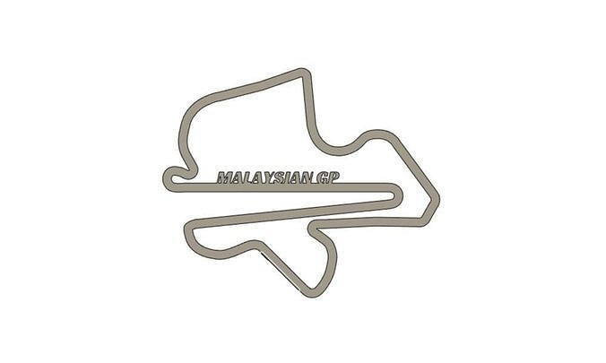 2023 Malaysian MotoGP Racing Track 3D model 3D printable | CGTrader