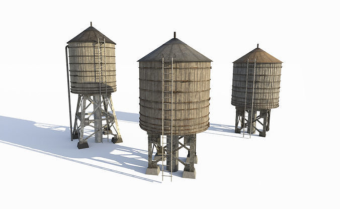 Water Tanks 3D model | CGTrader