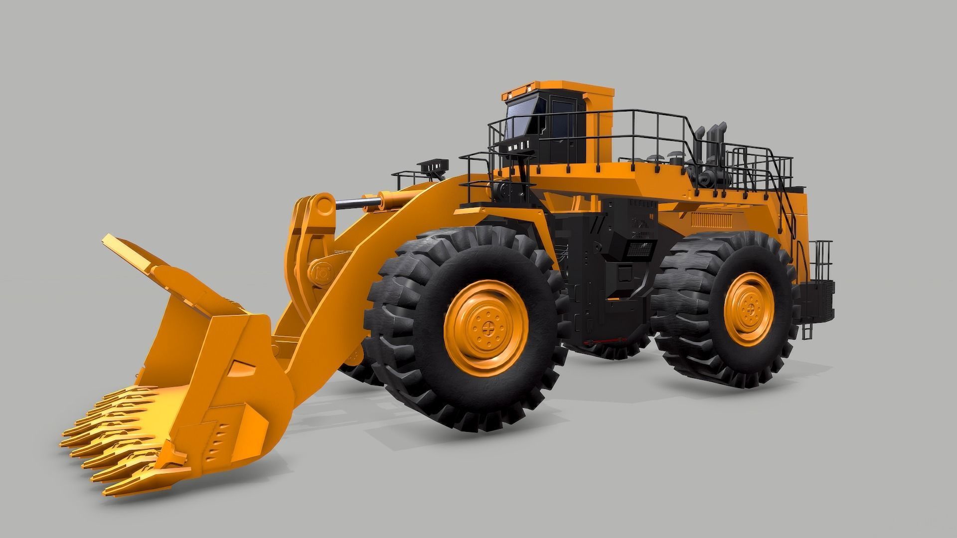 3D model Industrial Vehicle Loader VR / AR / low-poly | CGTrader