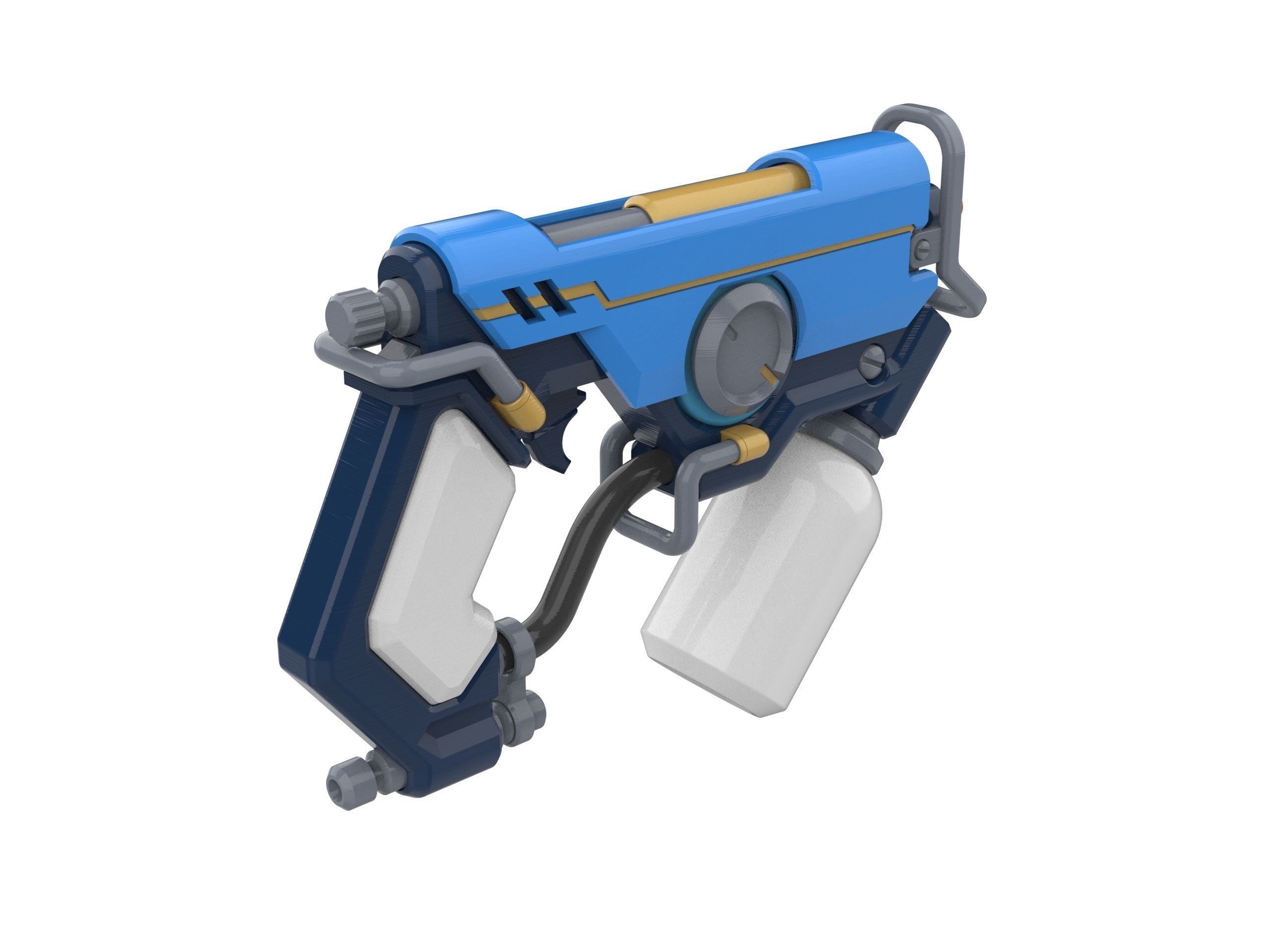 Tracer Graffiti Skin Blaster - Overwatch - Commercial - STL 3D model 3D ...