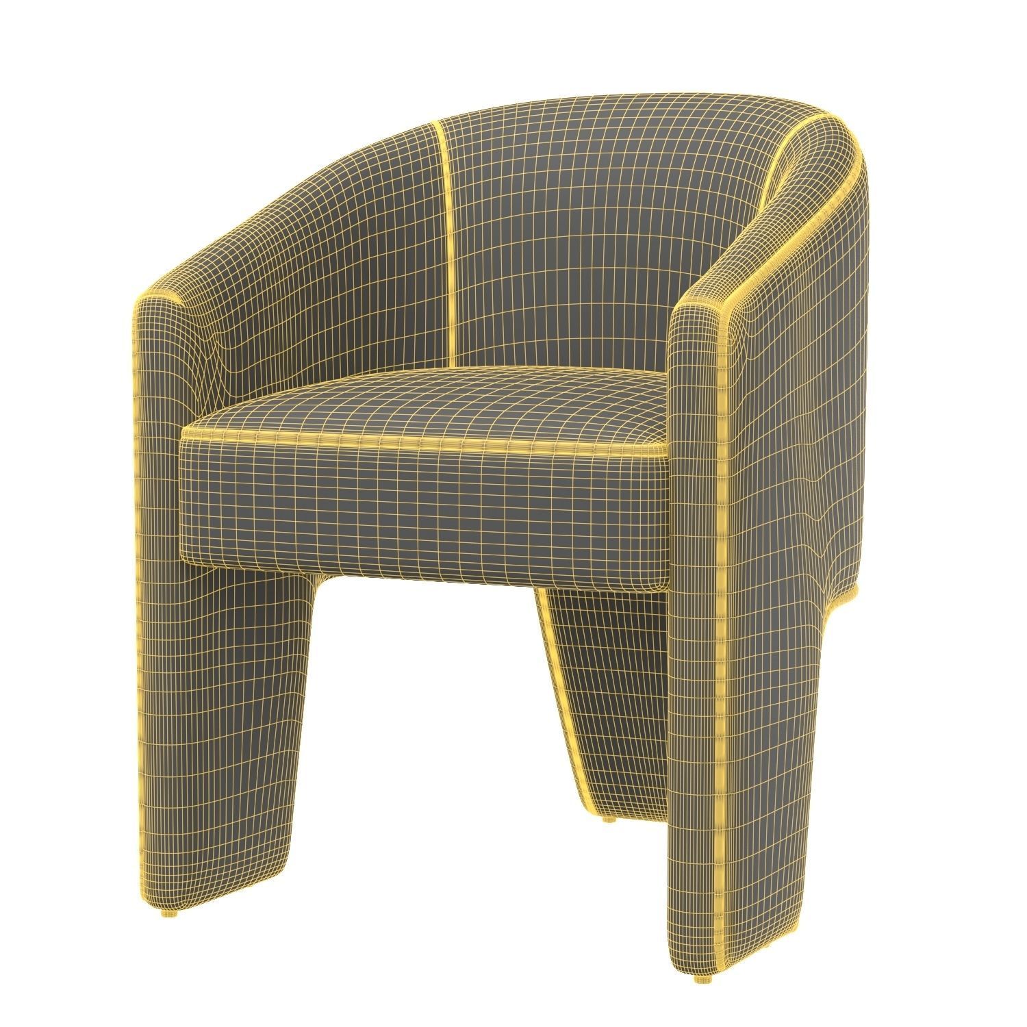 Fae Dining Chair 3D model | CGTrader