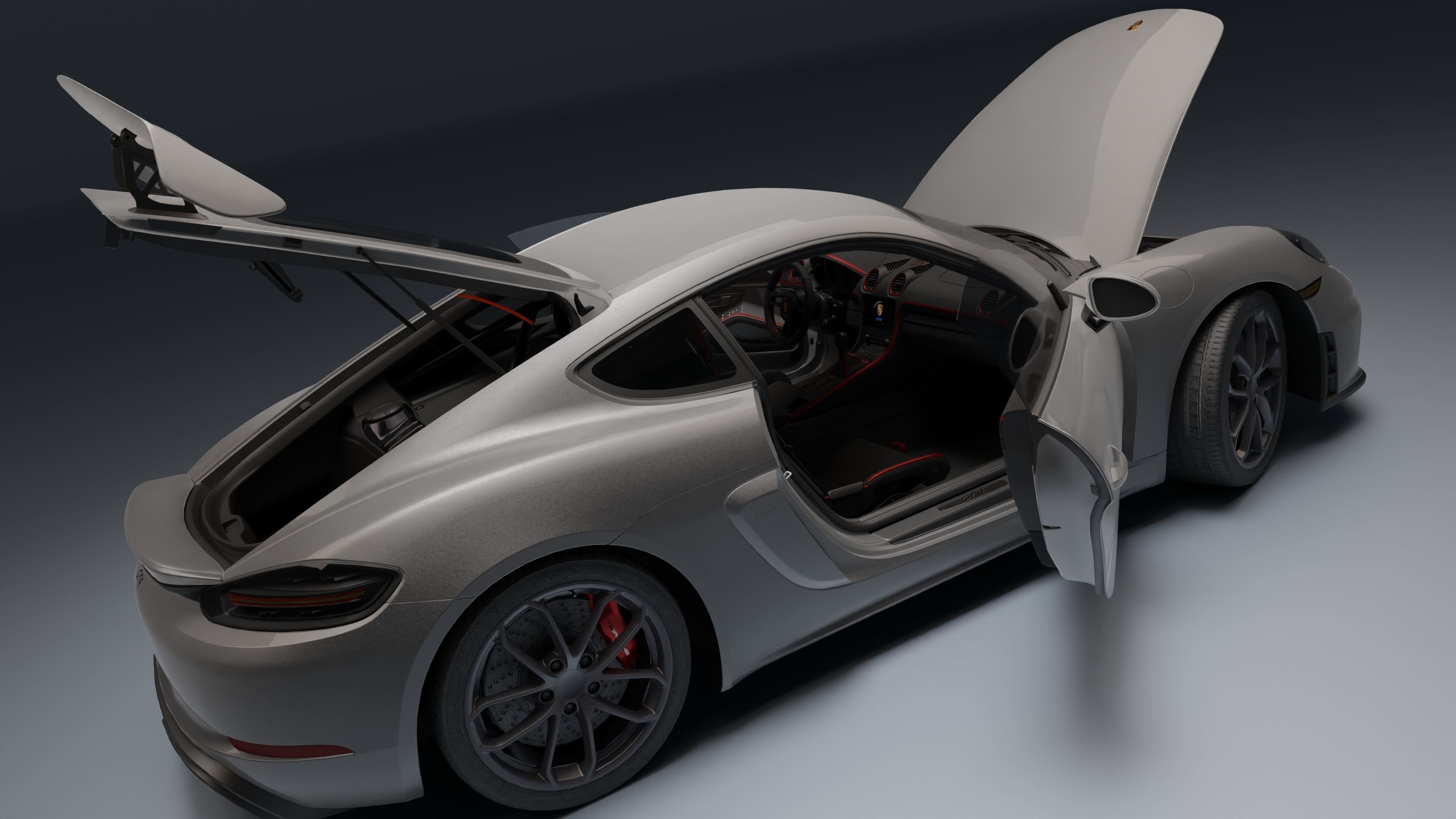 Porsche 718 Cayman Gt4 Rs 3D model | CGTrader